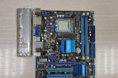 Комплект MB Asus P5G41T-M +CPU intel Pentium E5800