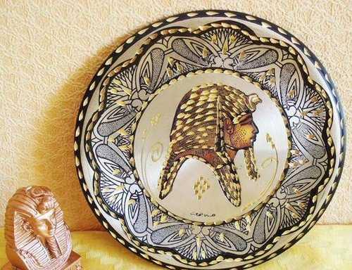 Настенная тарелка/диск из Египта