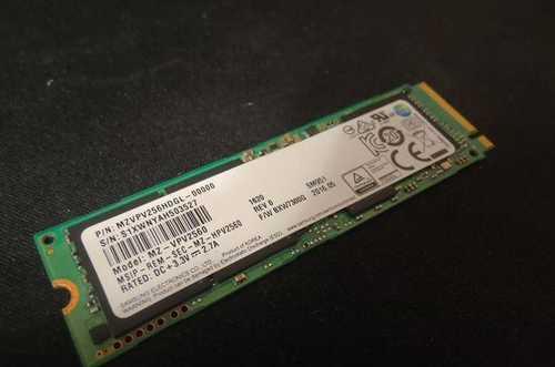 SSD Samsung SM951 M.2 mzvpv256hdgl 256 гб NVMe