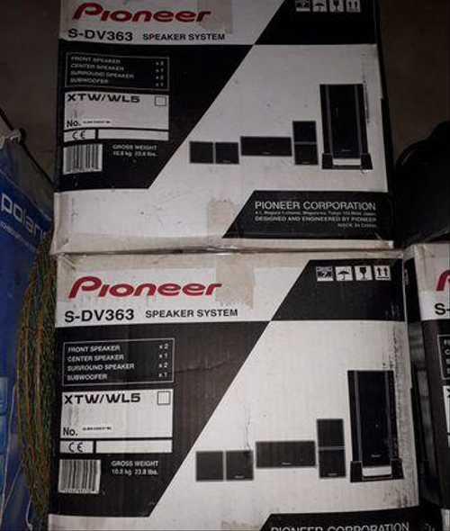 Новая, в коробках. Акустика Pioneer S-DV363