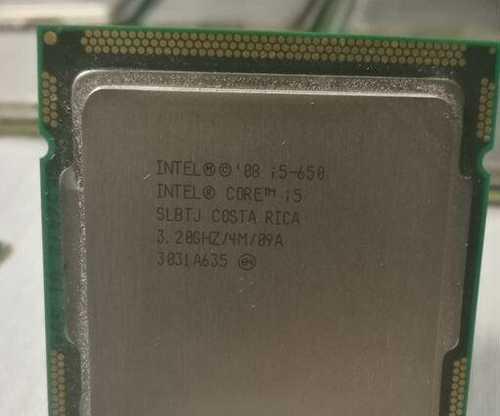Lf80537 t3200 процессор характеристики. Процессор i5 650