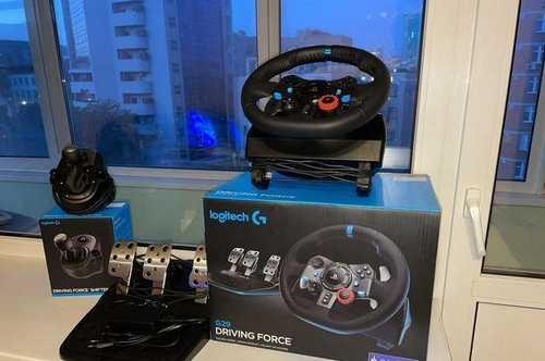 Игровой руль logitech g29 + кпп