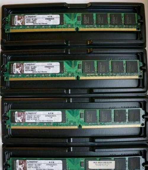 Оперативная память DDR2 2GB, Kingston Kvr800d2n5
