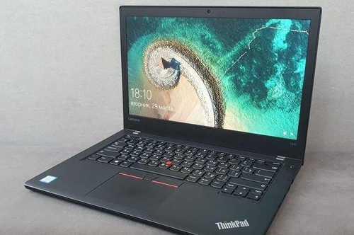 Ростест+Гарантия Lenovo ThinkPad T470 i5/8/SSD256