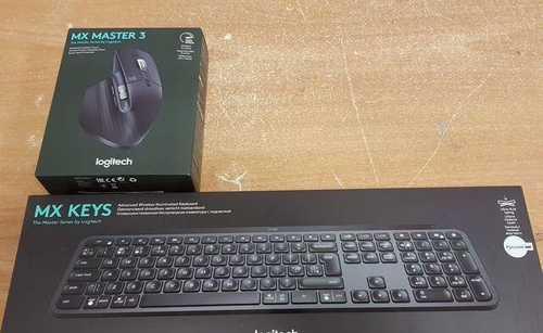 Мышь и клавиатура MX Master 3 и MX Keys (новые)