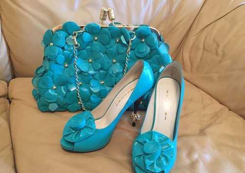 Яркие летние туфли итальянского бренда Fellini нов