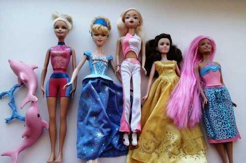 Куклы барби и принцессы дисней