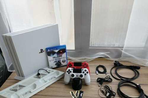 Sony Playstation 4 Pro (PS4 pro 1Tb white) белая
