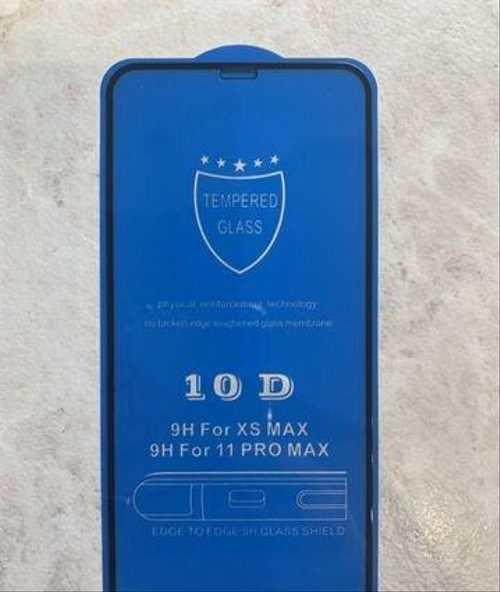 Закаленное стекло iPhone XS Max