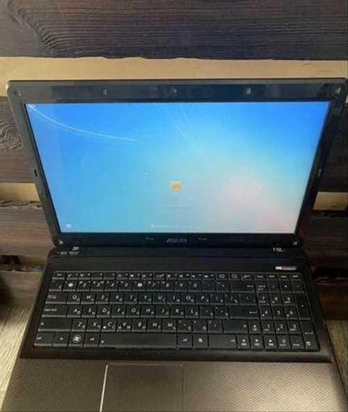 15.6" Ноутбук Asus K52J i3/6370m/4Gb/500Gb