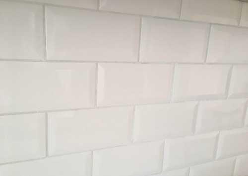 Плиткa кабанчик белый metrotiles