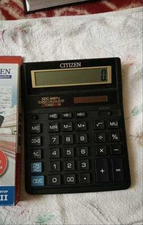 Электронный калькулятор Citizen SDC-888Tll