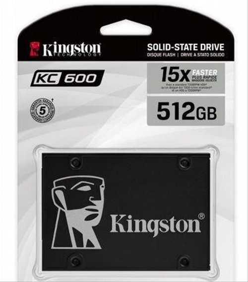 SSD 512 гб Kingston KC600