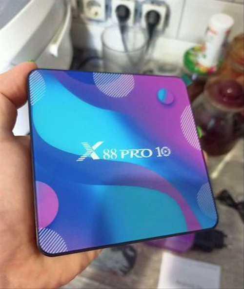 Android tv box X88PRO10 4/32, приставка