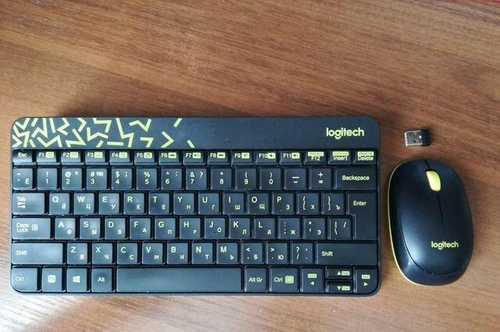 Клавиатура и мышь Logitech MK240 Nano Black