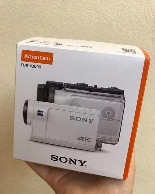 Камера Sony ActionCam FDR-X3000 4K с Wi-Fi и GPS