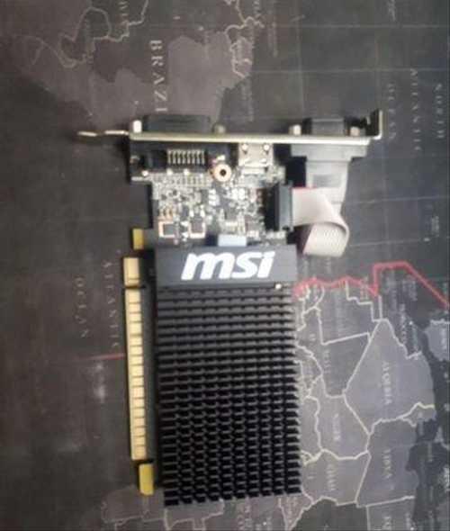 Видеокарта MSI GeForce GT 710 954Mhz PCI-E 2.0 102