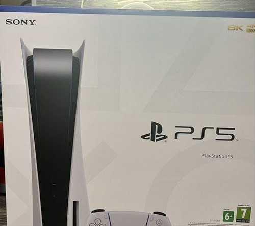 Sony playstation PS5 с камерой и двумя играми