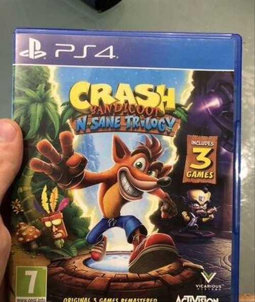Игра Crash Bandicoot nsane trilogy