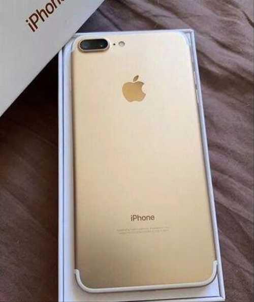 iPhone 7Plus 128gb Gold новый