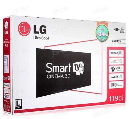 Телевизор LG47LB650V Smart TV,3d, wi-fi