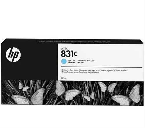 HP 831C, CZ695A картридж голубой