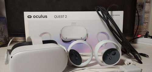 Oculus Quest 2 + 5м. провод и игры