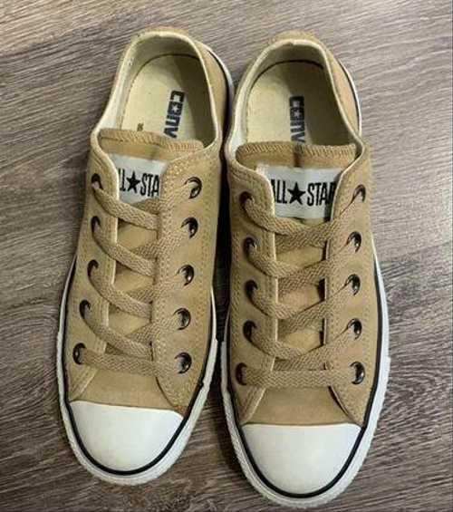 Кеды Converse Chuck Taylor замшевые бежевые, 36,5