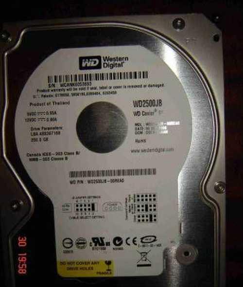 Жесткий диск (винчестер) Western Digital WD2500JB