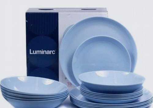 Набор столовой посуды luminarc давали лайт блю