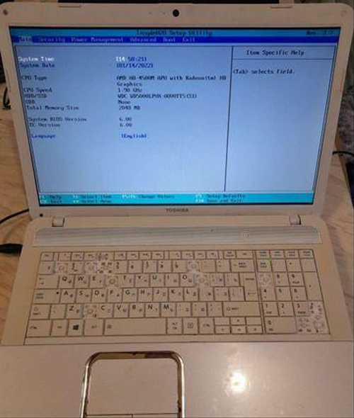 Toshiba L870D-D3W 17.3 в разбор