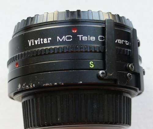 Телеконвертер Vivitar MC 2X для Minolta