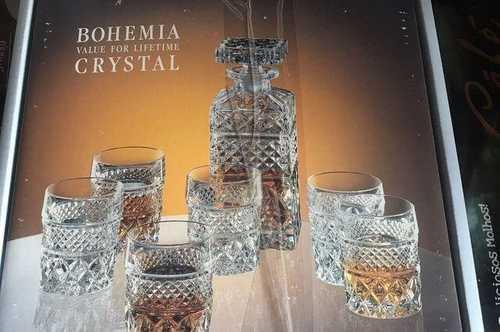 Чешский хрустальный набор для виски