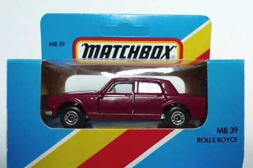 Matchbox MB39 Rolls-Royce Silver Shadow II Редкая