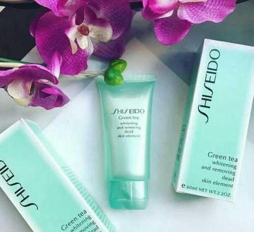 Пилинг для лица Shiseido Green Tea