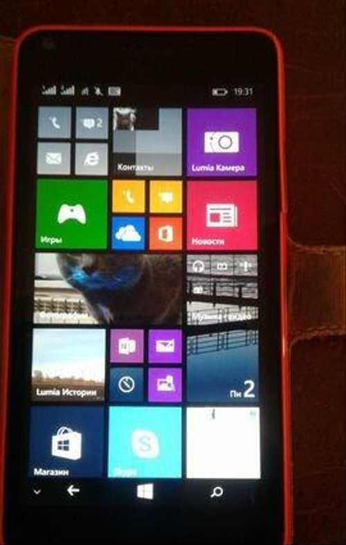 Телефон Lumia 640, windows, 1gb озу, 8 гб памяти