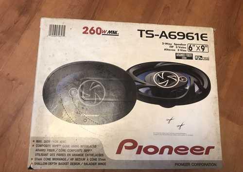 Колонки/динамики автомобильные Pioneer 6*9 (овалы)