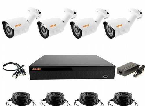 Готовый комплект видеонаблюдения carcam video KIT-8 4 камеры