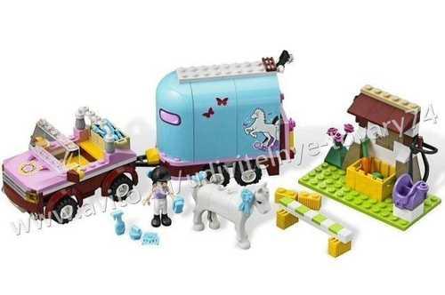 Лего (bela) Lego friends Эмма и трейлер для лошади