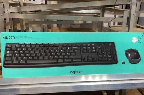 Беспроводная клавиатура+мышь logitech MK270