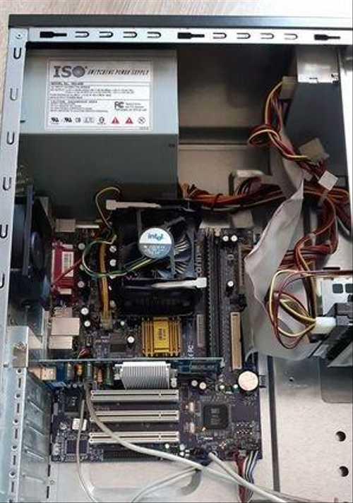 Системный блок Pentium4 на запчасти