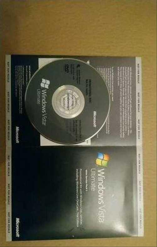 Ос Microsoft Windows Vista Ultimate SP1