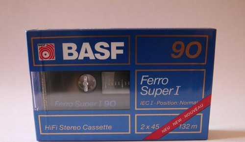 Эксклюзивная кассета basf Ferro Super I 90