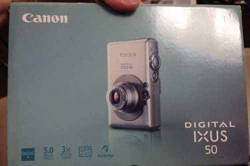 Фотоаппарат canon ixus 50