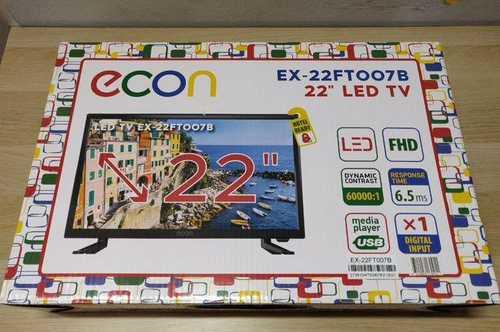 Телевизор LED 22 дюйма Econ ex-22ft007b