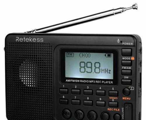 Всеволновый радиоприемник Retekess V 115 FM\AM\SW