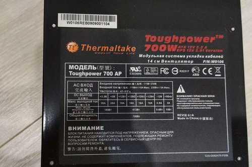 Блок питания Thermaltake Toughpower 700w | Festima.Ru - Мониторинг ...