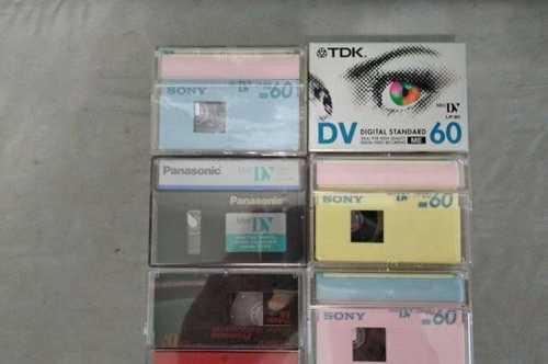 Кассеты MiniDV sony DVM 60, TDK, Panasonic
