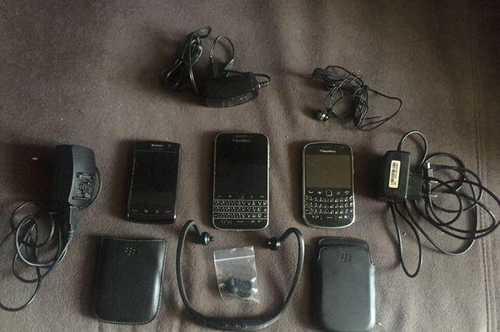 Телефоны Blackberry Classic, Bold 9900, Storm 9520