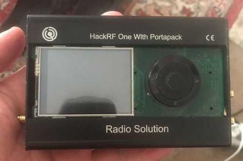 Hackrf one with portapack